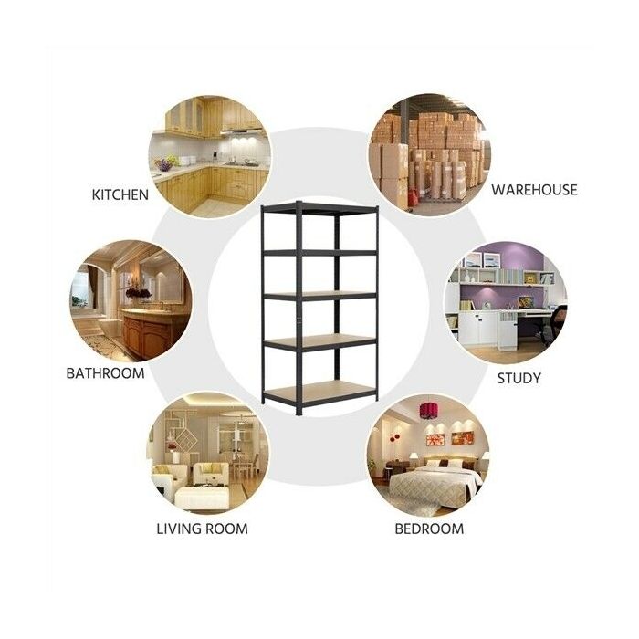 Multi Purpose 5 Tiers Metal Storage Organizing Rack