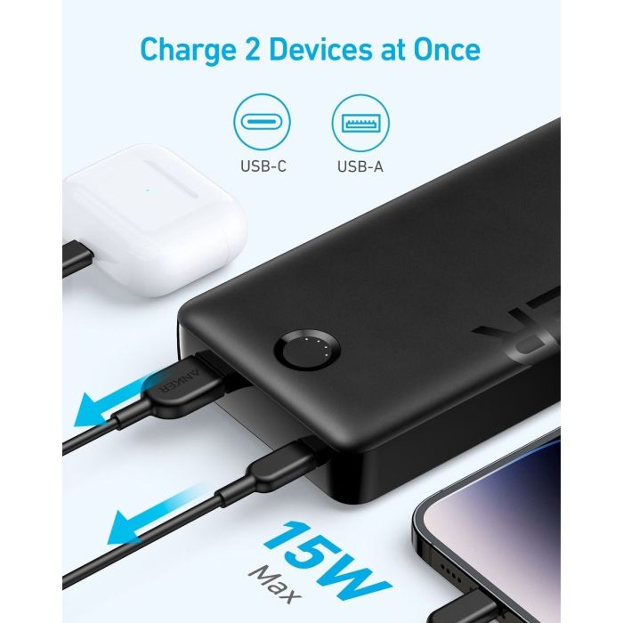 Anker 325 20000mAh 15W PowerCore II Power Bank
