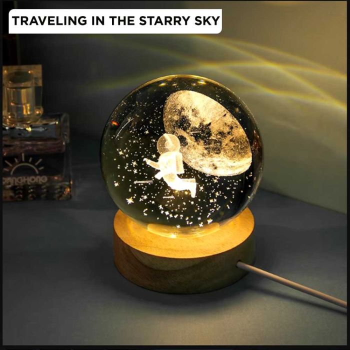 Crystal LED Ball Lamp with RGB Light