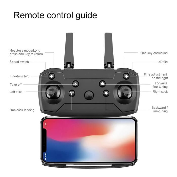 E88 Drone with Dual 4K HD Camera 2.4GHz