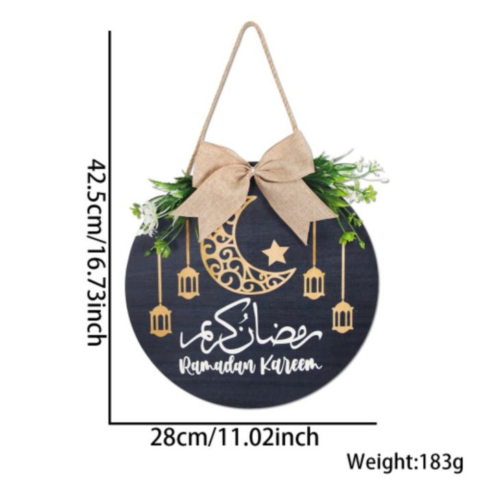 Ramadan Wooden Hanging Door Sign