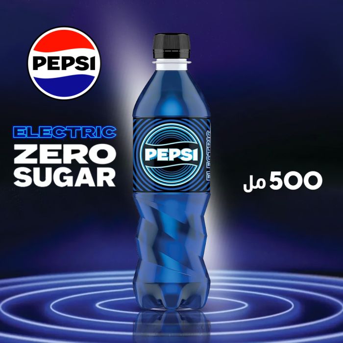 Pepsi Electric Zero Sugar Cola Soft Drink 500ml