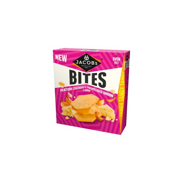Jacob's Bites Mature Cheddar & Onion 125G