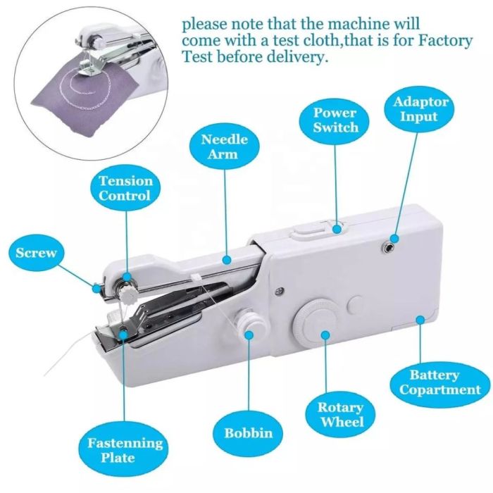Mini Electric Handy Stitch Sewing Machine