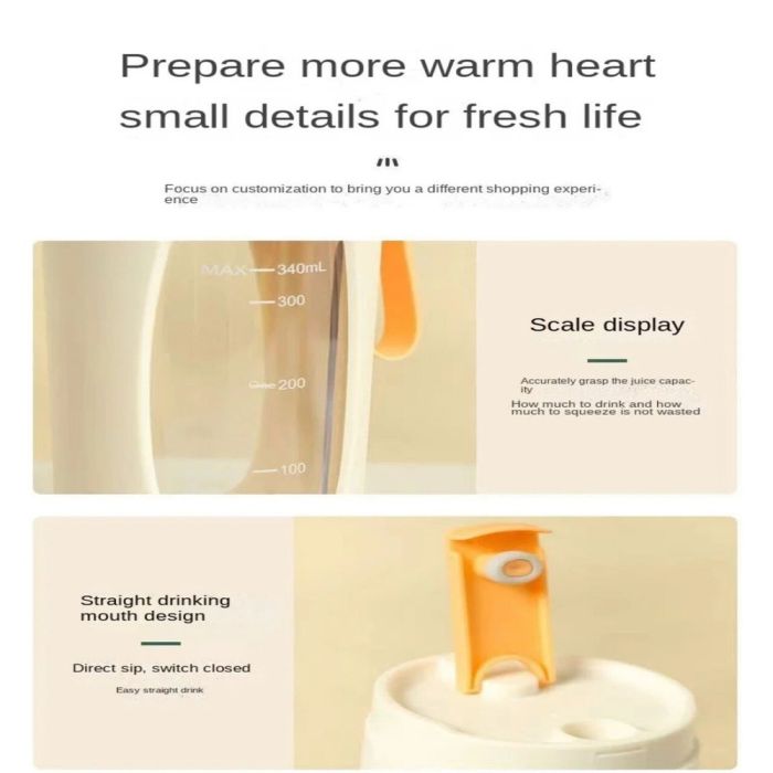 خلاط ميني قابل للشحن 340 مل