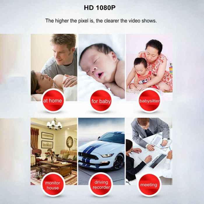 Multipurpose Wireless Camera with 1080p HD