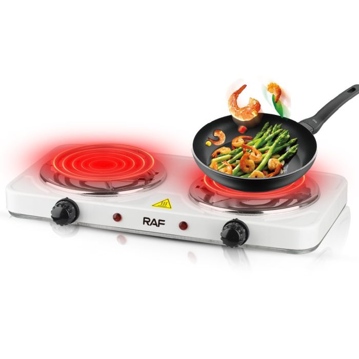 RAF 2000W Double Electric Hot Plate