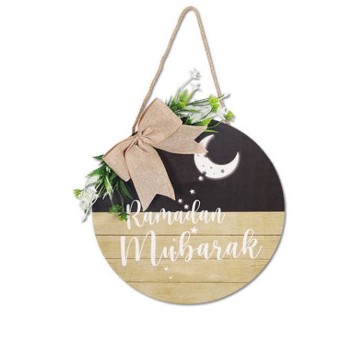 Ramadan Wooden Hanging Door Sign