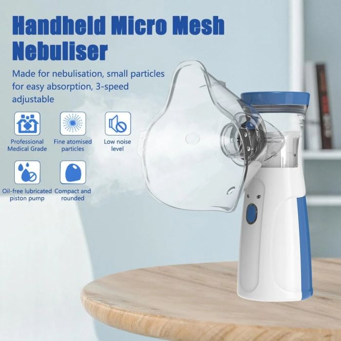 Rechargeable Ultrasonic W301 Mesh Nebulizer for Adult and Baby