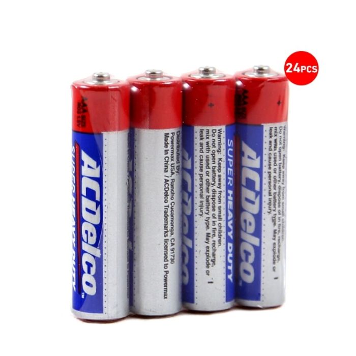 ACDelco Super Heavy Duty AA 1.5V Battery Pack 24 PCS
