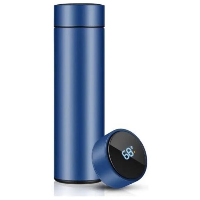 Smart Vacuum Flask 500ml with LED Temperature Display and Non-Slip Base