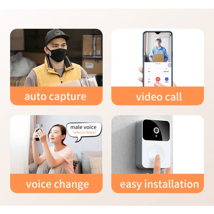 Smart Wireless Door Bell with Camera