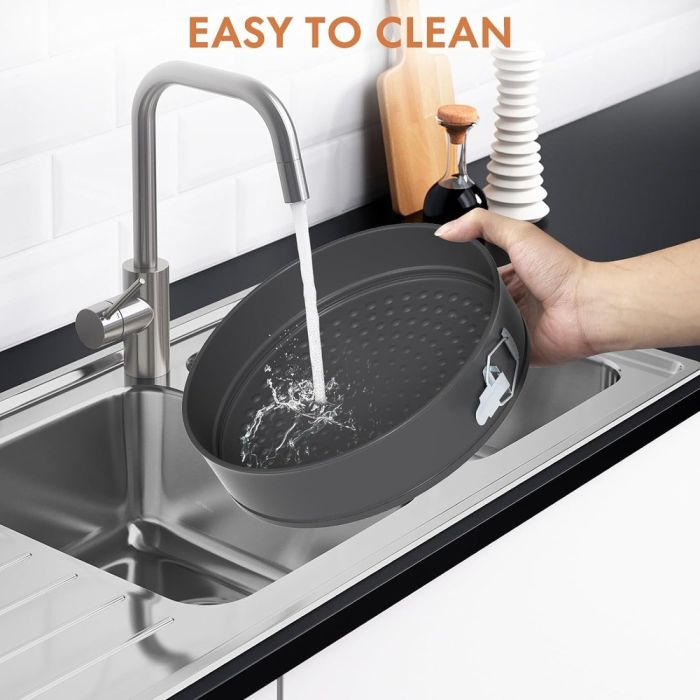 3Pcs Non-stick Spring Form Cake Mould Pan Set