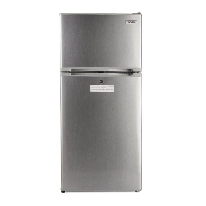 Wansa 4.4 Cft. 125L Top Mount Refrigerator - Silver