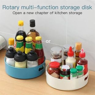 360° Rotating Kitchen Organizer Tray -Assorted colors