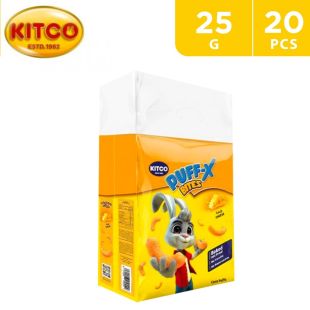 Kitco Puff-X Bites Cheese Snacks Bag 20 x 25 g