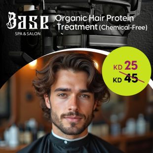 Organic Chemical-Free Hair Protein Treatment at Base Salon & Spa
