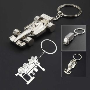 Elegant Car-Shaped Keychain