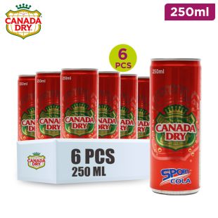 Canada Dry - Sport Cola Drink 6 x 250 ml