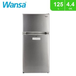 Wansa 4.4 Cft. 125L Top Mount Refrigerator - Silver